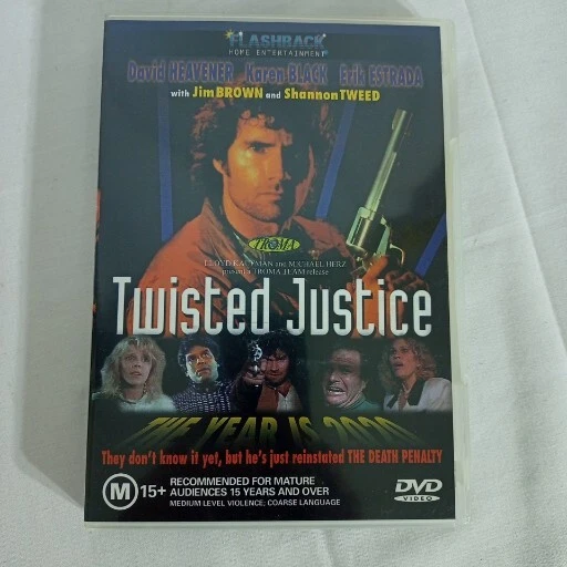 TWISTED JUSTICE DVD 1990 Shannon Tweed Karen Black Troma Rare Movie EUR 10,38 - PicClick FR
