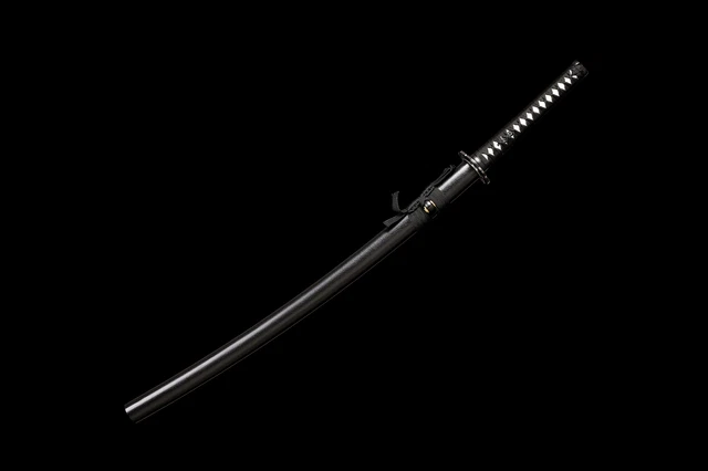 AU 9260 SPRING Steel Katana Japanese Samurai Sword Full Tang Sharp ...