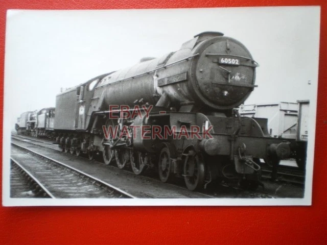 PHOTO LNER Gresley Class P2 2-8-2 Loco No 60502 Earl Marischal £3.00 ...