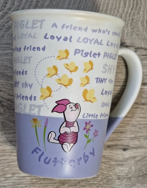 DISNEY TAMS MUGS Winnie the pooh 300ml Piglet Ceramic Brave Loyal ...
