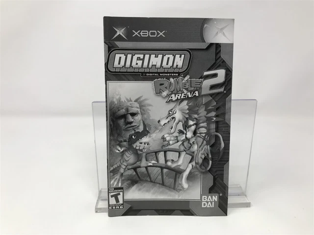 DIGIMON RUMBLE ARENA 2 - Microsoft Xbox OG - Instruction Manual Only ...