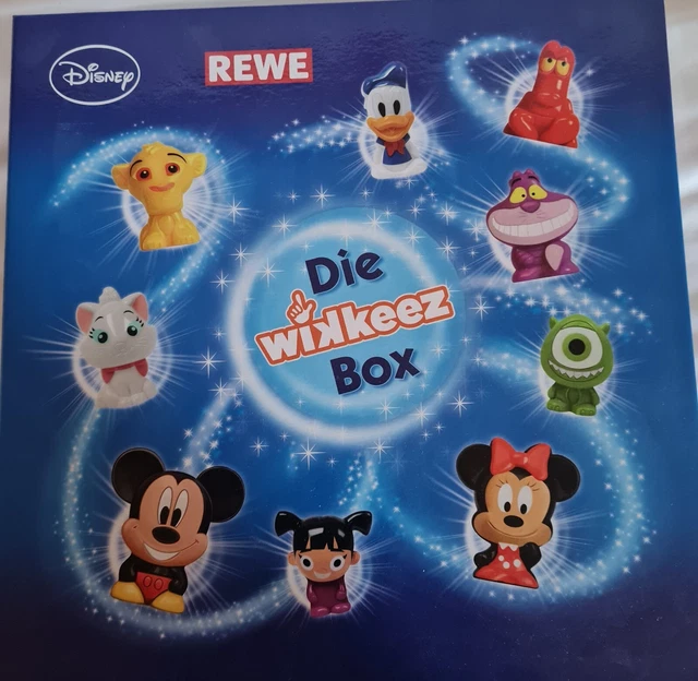 REWE SAMMELFIGUREN DISNEY Die Wikkeez Box und Rätzelspaß EUR 2,00 ...