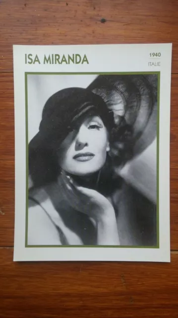 ISA MIRANDA FICHE cinéma carte lobby card actor movie 1992 EUR 6,50 ...