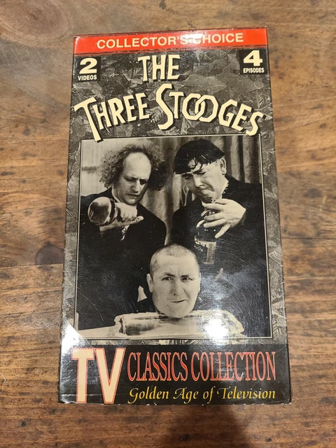 VINTAGE 1992 DOUBLE Vhs The Three Stooges Tv Classics Collection £3.71 ...
