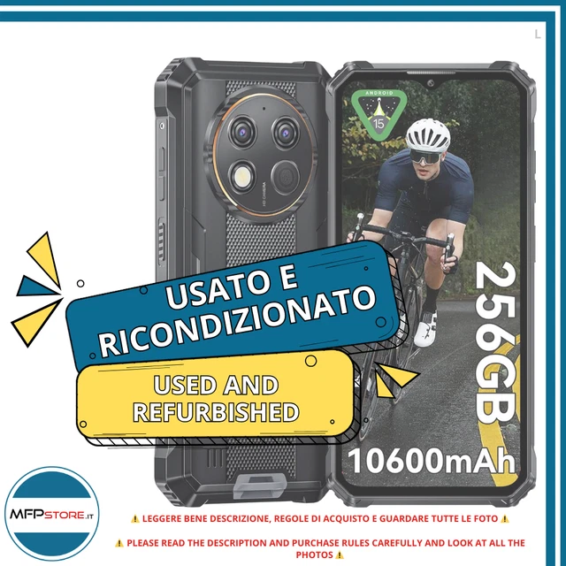 OUKITEL G1 ROBUSTE Smartphone Android 14 6GB+256GB Octa-Core Usagé Avec ...