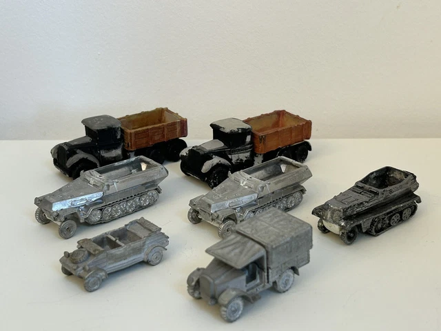 20MM GERMAN WW2, British WW2 & Russian WW2 Miniature Metal Military ...