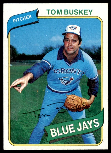 1980 TOPPS TOM Buskey. Toronto Blue Jays #506 EUR 1,93 - PicClick FR
