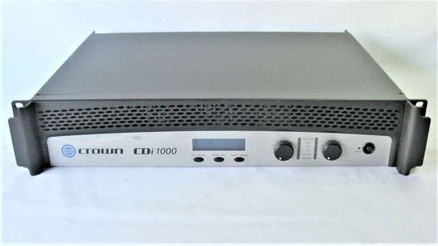 CROWN CDI 1000 2-Channel Power Amplifier AS IS For Parts/Repair $229.00 ...