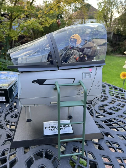 ELITE FORCE F-15C Eagle Jet Fighter Cockpit 1/6 Scale+Top Gun Pilot ...