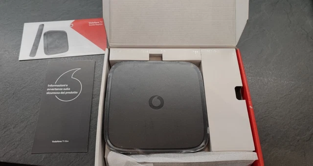 VODAFONE TV BOX 4K Hd Decoder Dvb-T2 Wi-Fi Con Telecomando - Cavi ...