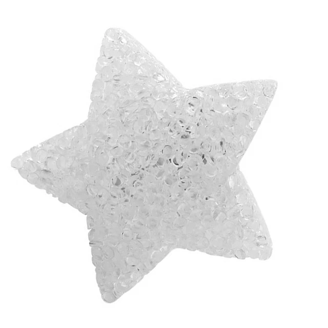 HANDHELD STAR SHAPE Light Acrylic Battery Powered Soft Glow Concert ...