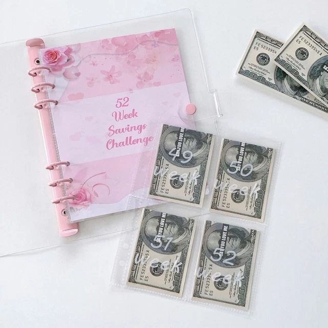 SAVE MONEY MINI Binder Savings Challenge Savings Challenges Sheets ...
