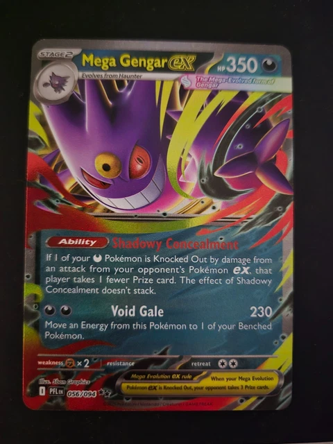 MEGA GENGAR EX 056/094 Phantasmal Flames Pokemon TCG £5.42 - PicClick UK