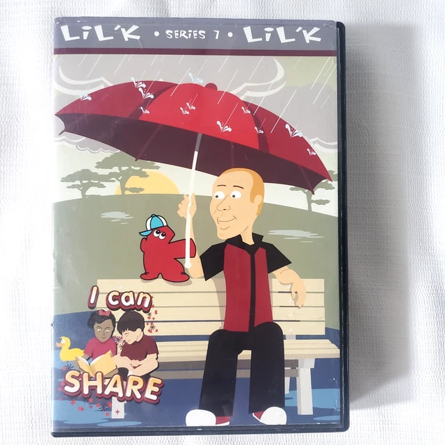 LIL' K SERIES 7 I CAN SHARE 5 DVD + CD-Rom Set KidMo Children's ...
