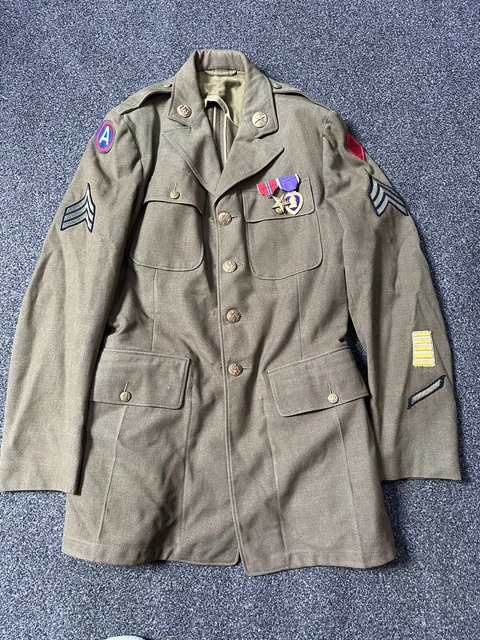 ORIGINAL WW2 US Army Class a Jacket £250.00 - PicClick UK