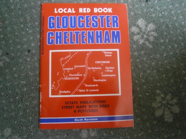1996 - LOCAL Red Book - Gloucester and Cheltenham Street Atlas EUR 1,16 ...