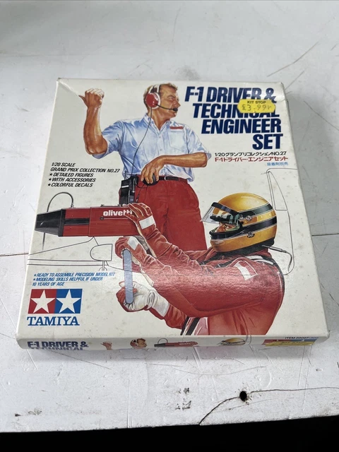 TAMIYA F1 DRIVER And Technical Engineer Set £20.00 - PicClick UK