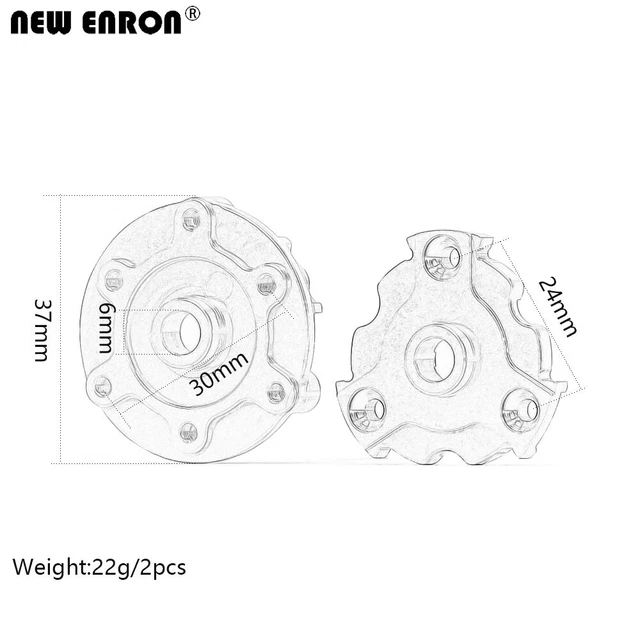 7793X 2PC HALVES Housing Cush Drive For RC Car Traxxas Maxx ERevo 2.0 ...