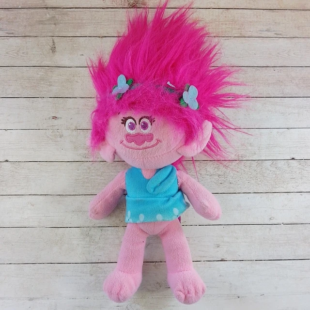 TROLLS WORLD TOUR Poppy Plush Soft Toy 12” Inches Tall 2016 Dreamworks ...