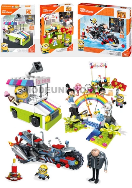 MEGA BLOKS BLOCKS Despicable Me Minions Figure Brick Play Set 3 Boxes £ ...