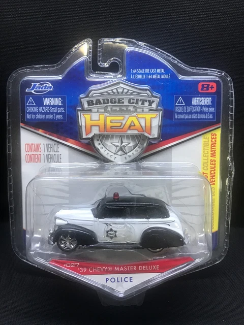 JADA BADGE CITY HEAT '39 Chevy Master Deluxe Collectable Scale 1:64 EUR ...