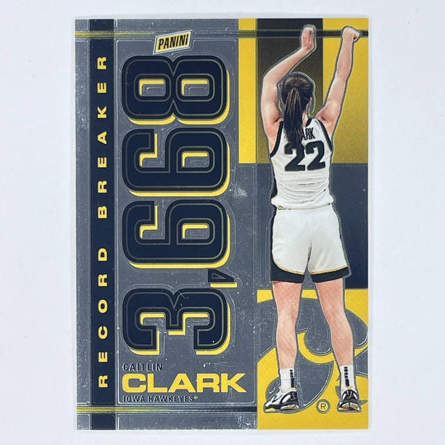 2024 PANINI CAITLIN CLARK Collection - Record Breaker Caitlin Clark #RB ...