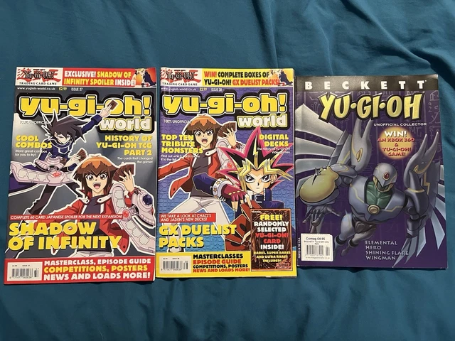 YU-GI-OH! MAGAZINE LOT GX Shadow of Infinity Duelist Packs Beckett ...