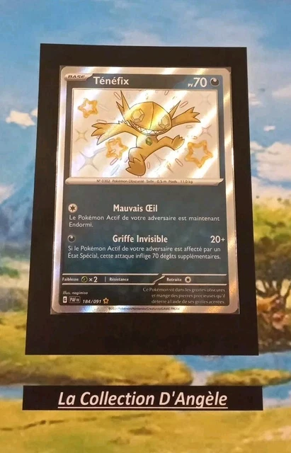 CARTE POKÉMON TENEFIX Shiny 184/091 Destinée de paldea Ev4.5 Neuve FR EUR 9,90 - PicClick FR