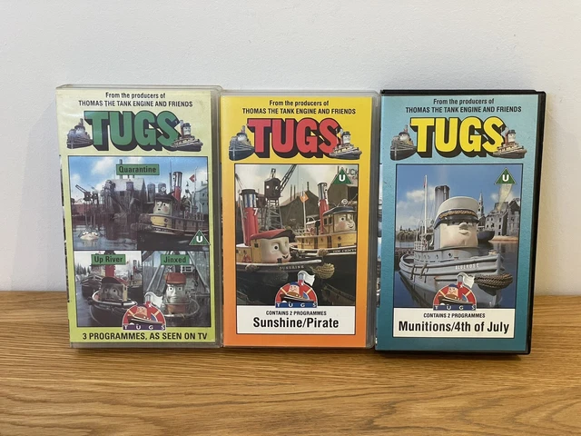 TUGS VHS BUNDLE Job Lot 1988 (FROM PRODUCERS OF THOMAS TANK) Video Tape ...