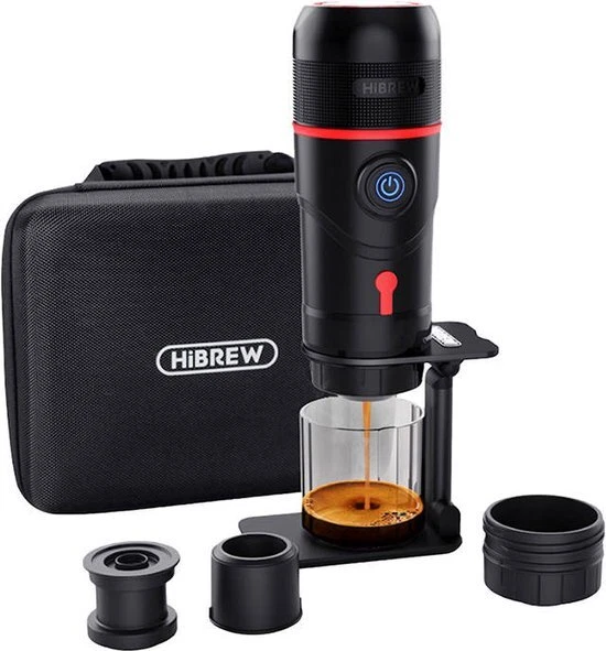 HIBREW H4-PREMIUM 3-IN-1 draagbaar koffiezetapparaat met 15 bar druk ...