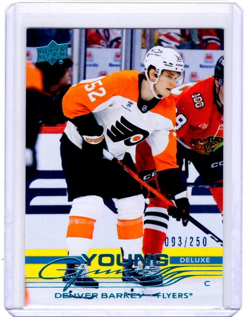 2025-26 UPPER DECK Extended DENVER BARKEY Young Guns Deluxe /250 #718 ...