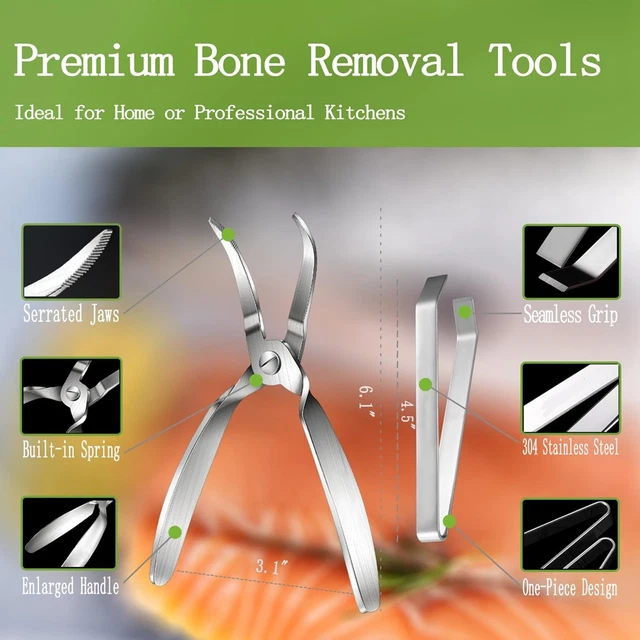 FOOD TWEEZERS FISH Bone Tweezers for Kinds of Fish A3K43104 £9.55 ...
