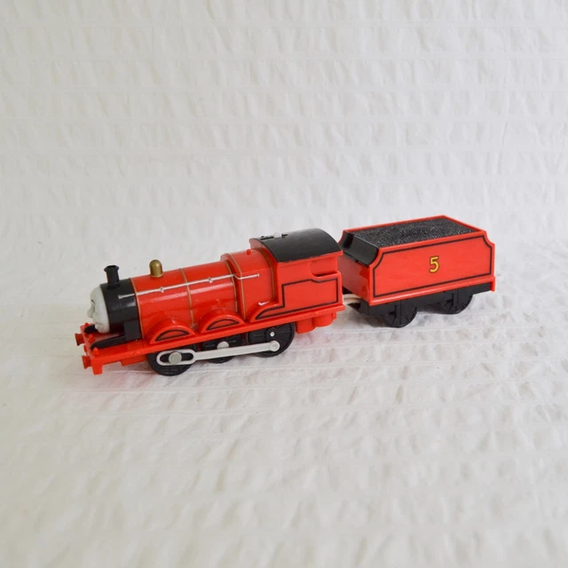 MATTEL JAMES & Linked Tender 5 2009 Trackmaster Train Thomas & Friends ...