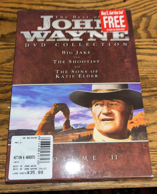 JOHN WAYNE DVD Collection: Vol 2 Big Jake, The Shootist, Sons Of Katie ...