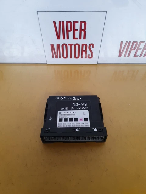 VAUXHALL ASTRA J Mk6 Body Control Module BCM ECU 13575111 2010-2015 ...