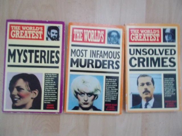 THE WORLD'S MOST Infamous Murders, Mysteries & Unsolved Crimes (3 books) £1.50 - PicClick UK