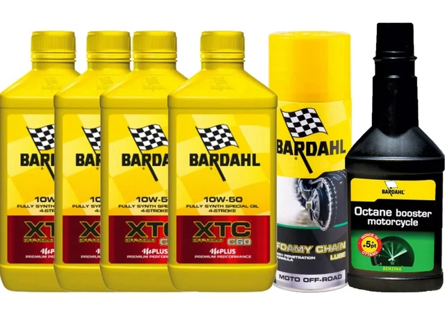 BARDHAL XTC C60 Off/Road 10W50 + Octane Cadeau Foamy 4 Litres Huile ...