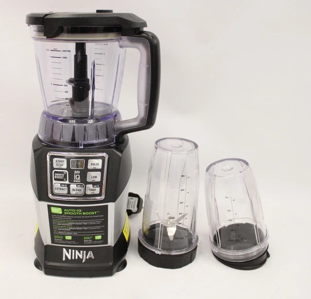NINJA AUTO-IQ SMOOTH Boost Model: BL490UK30 Blender Food Processor ...
