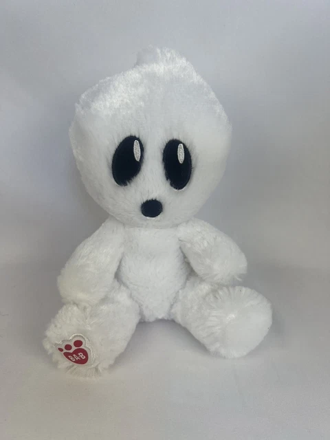 BUILD A BEAR Boorific Halloween Ghost Buddie Small White 7" Soft Plush ...