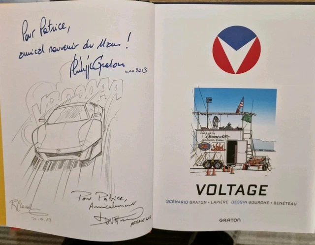 MICHEL VAILLANT SAISON 2 Voltage dédicacé par Benjamin Beneteau EUR 25 ...