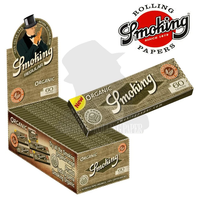 CARTINE SMOKING ® Organic Corte in Canapa 100% Regular 50 Libretti EUR ...