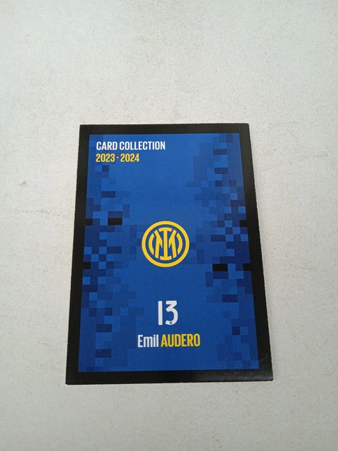 INTER 2023-2024 OFFICIAL Sticker Collection Card N. I 3 *Emil Audero ...