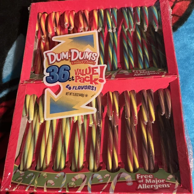 36 X USA Dum Dums Fruit Flavour Candy Canes Bnib Walmart Usa £14.95 ...