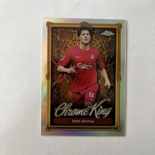 TOPPS PREMIER LEAGUE 25/26 Chrome King Xabi Alonso Liverpool #CK11 £1. ...