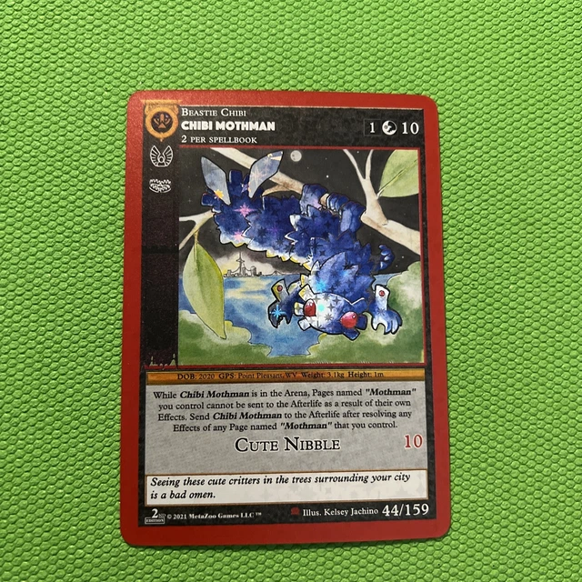 METAZOO CRYPTID NATION Chibi Mothman 2. Auflage Reverse Holo 44/159 EUR ...