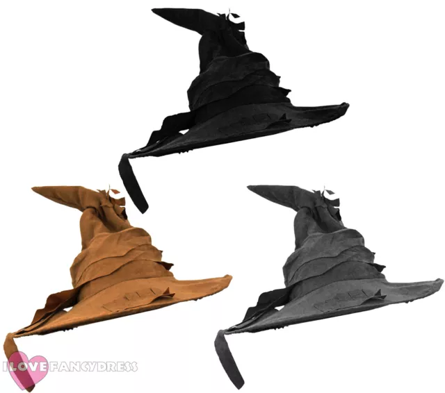 Halloween Witch Wizard Hat Fancy Dress Costume Accessory Book Film