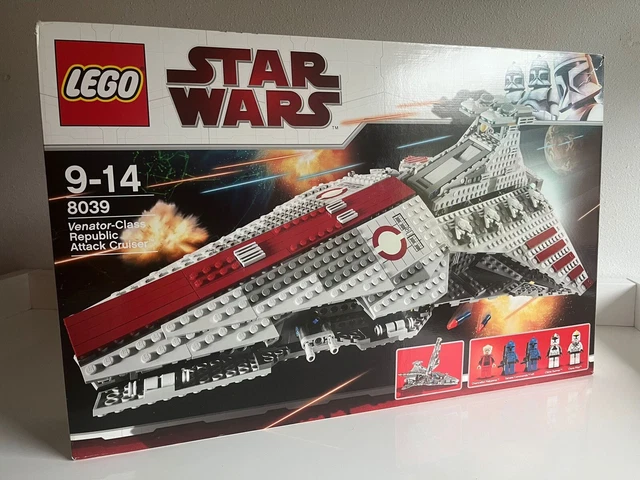 LEGO 8039 STAR Wars Venator Republic Attack Cruiser MINIFIG, BOX ...