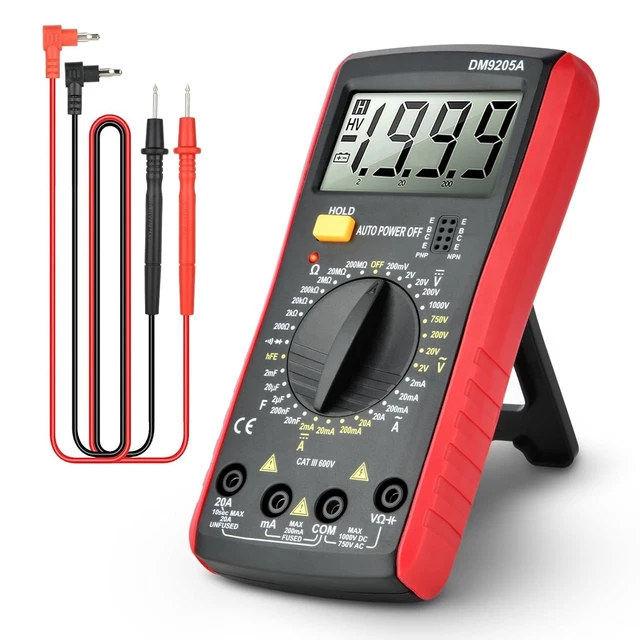 DIGITAL MULTIMETER,VOLTAGE TESTER Electrical Tester 2000 Counts ...