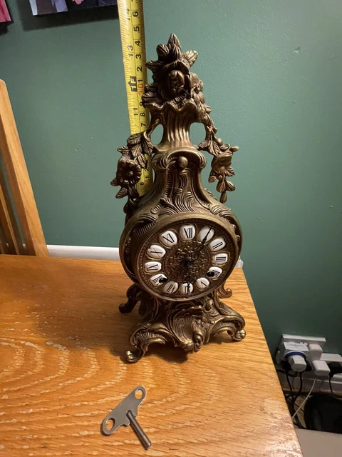 ROCOCO FHS (HERMEL) German Wind Up Clock & Original Key £27.60 ...