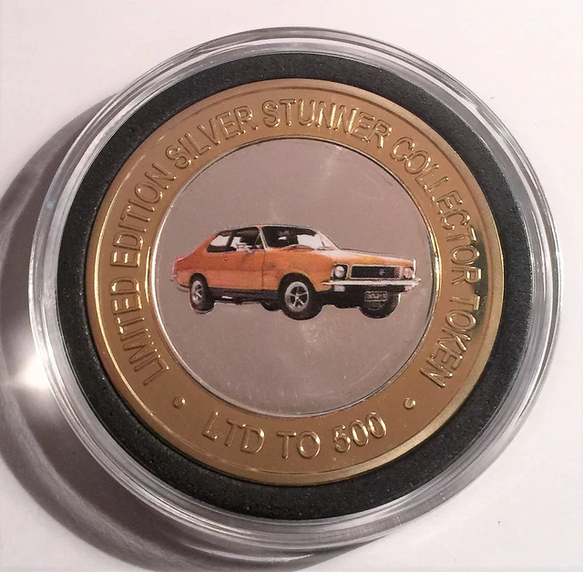 NEW XU1 HOLDEN Torana Colour Silver Stunner Coin with C.O.A. LTD 500 ...
